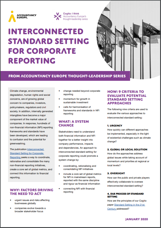 Interconnected standard setting for corporate reporting - Accountancy ...